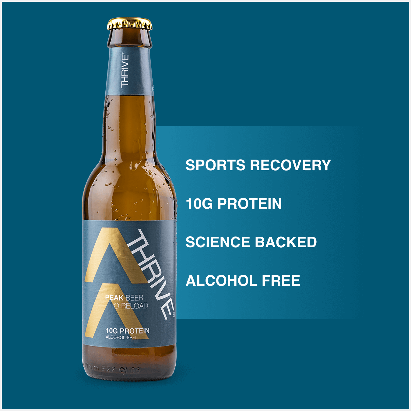Thrive Peak | 10g Protein | Alcoholfree | 100% Belgian Sports beer